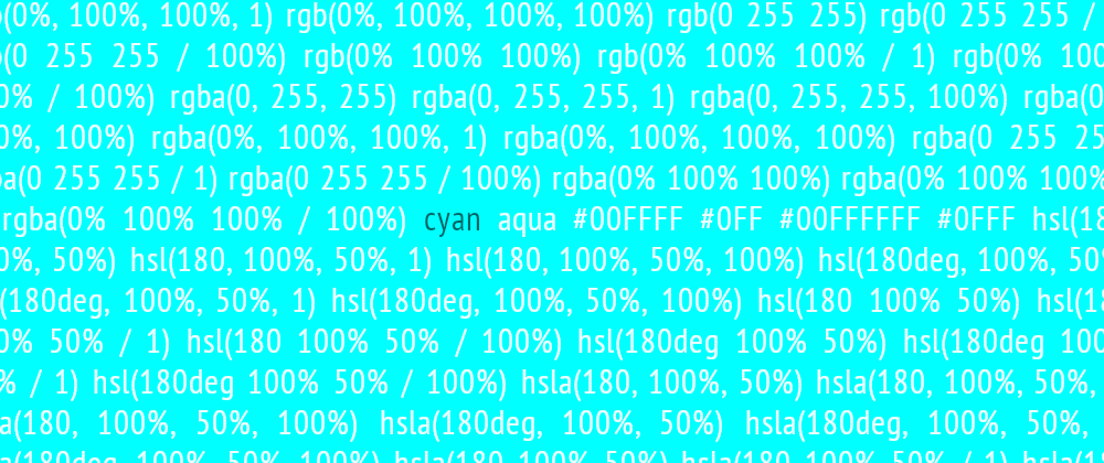 The Many Ways To Write A Color In CSS